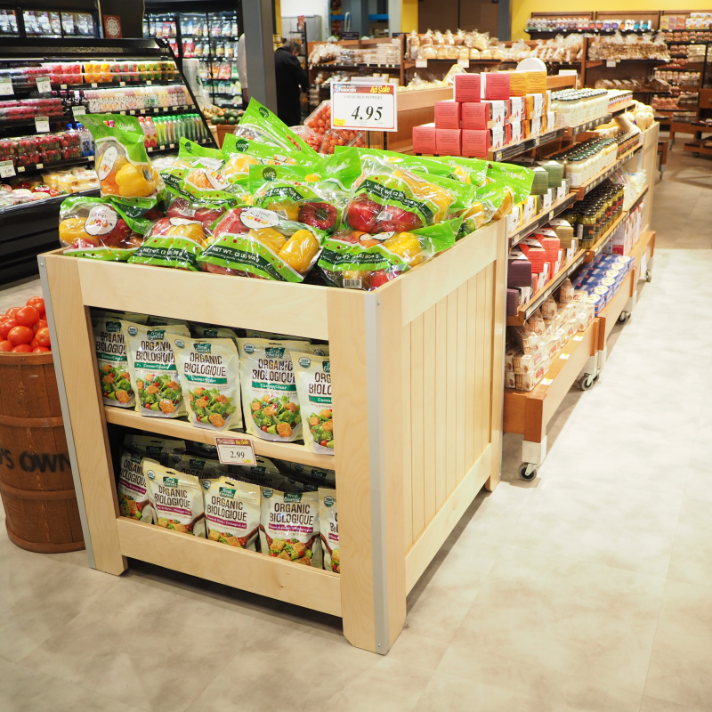 Produce | Tables | Market Tables | Market Bin with Base Merchandising