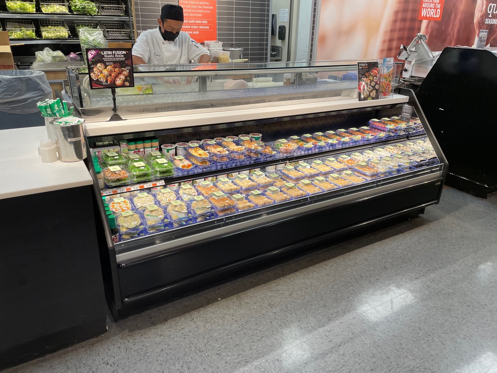 Sushi/Food Prep | Refrigerated Displays | Food Preparation | Front Self ...
