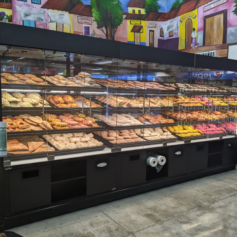 Pastry Case - 37"D | Bakery Bun & Baguette Display | Donut, Bagel ...