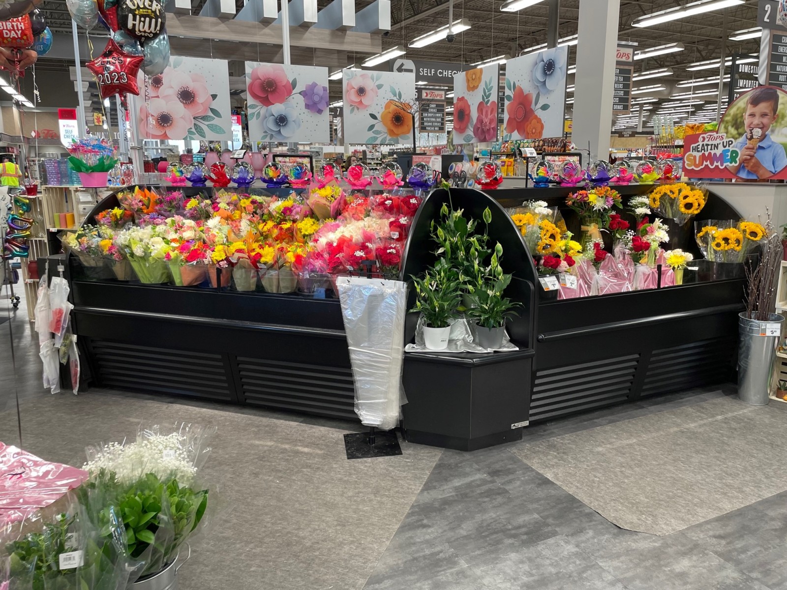 Floral | Refrigerated Displays | FLP-MRO Three-Level Upright Self ...