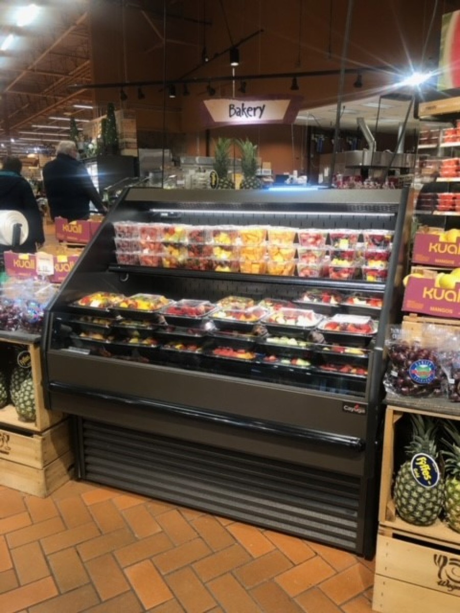 Two-Level Self-Service Display | Cayuga Displays